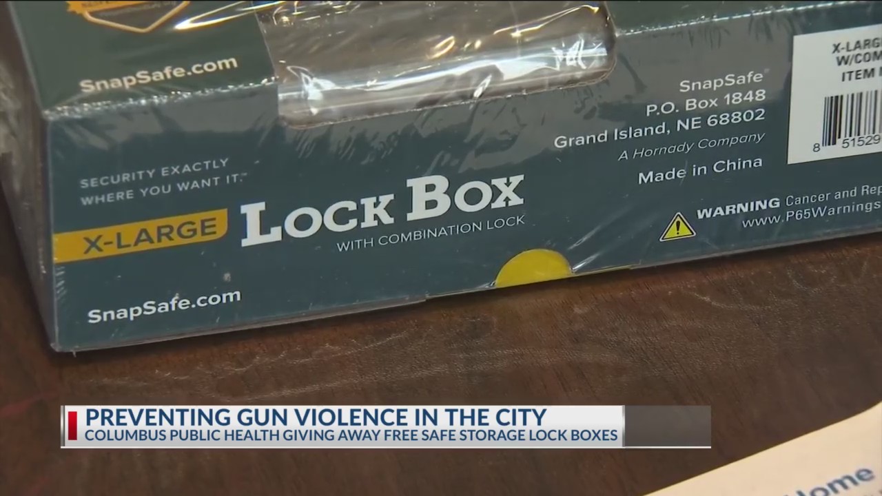 Columbus health department offers free gun lock boxes – NBC4 WCMH-TV