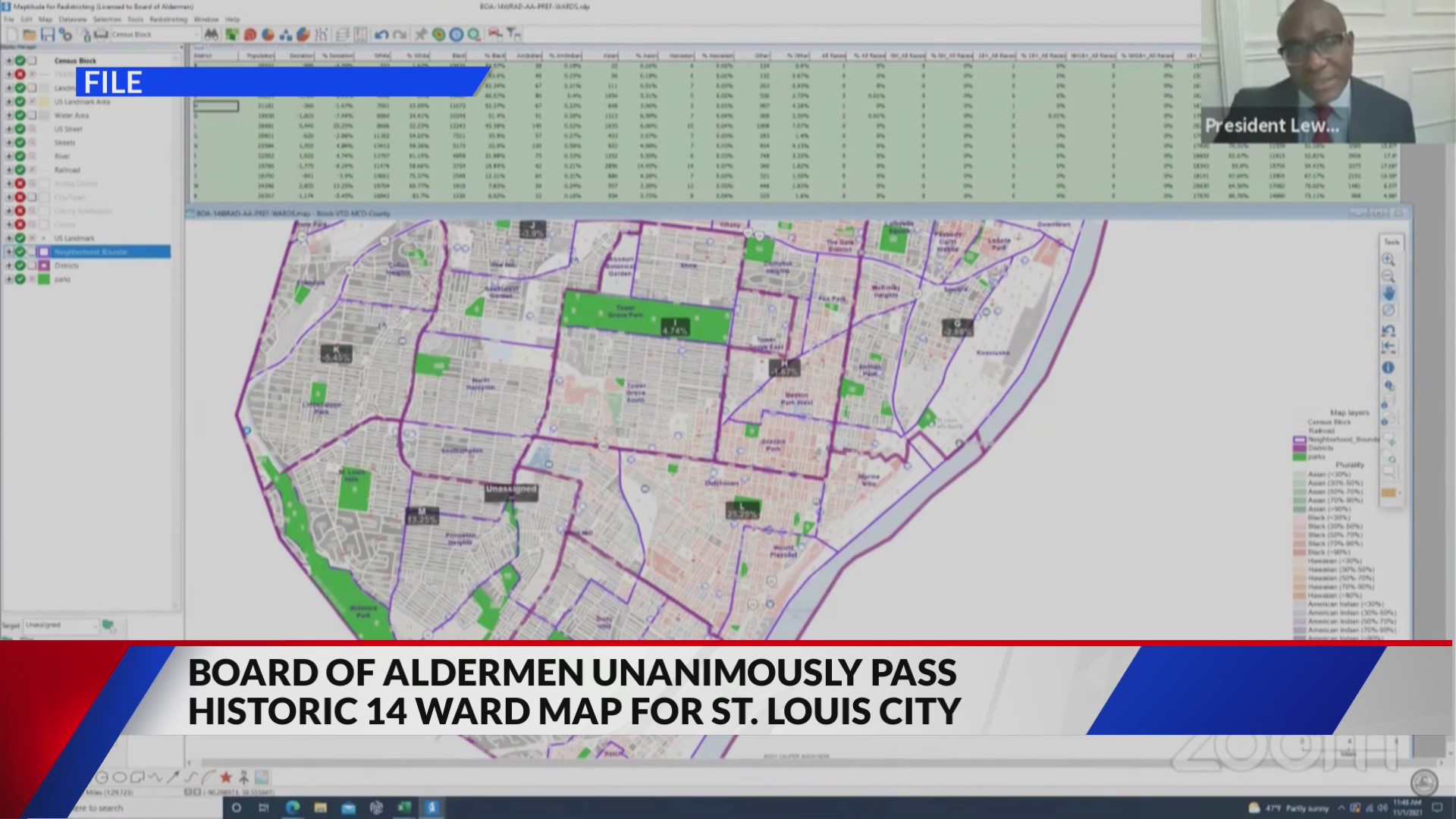 14-ward St. Louis City map approved by board of aldermen – FOX 2