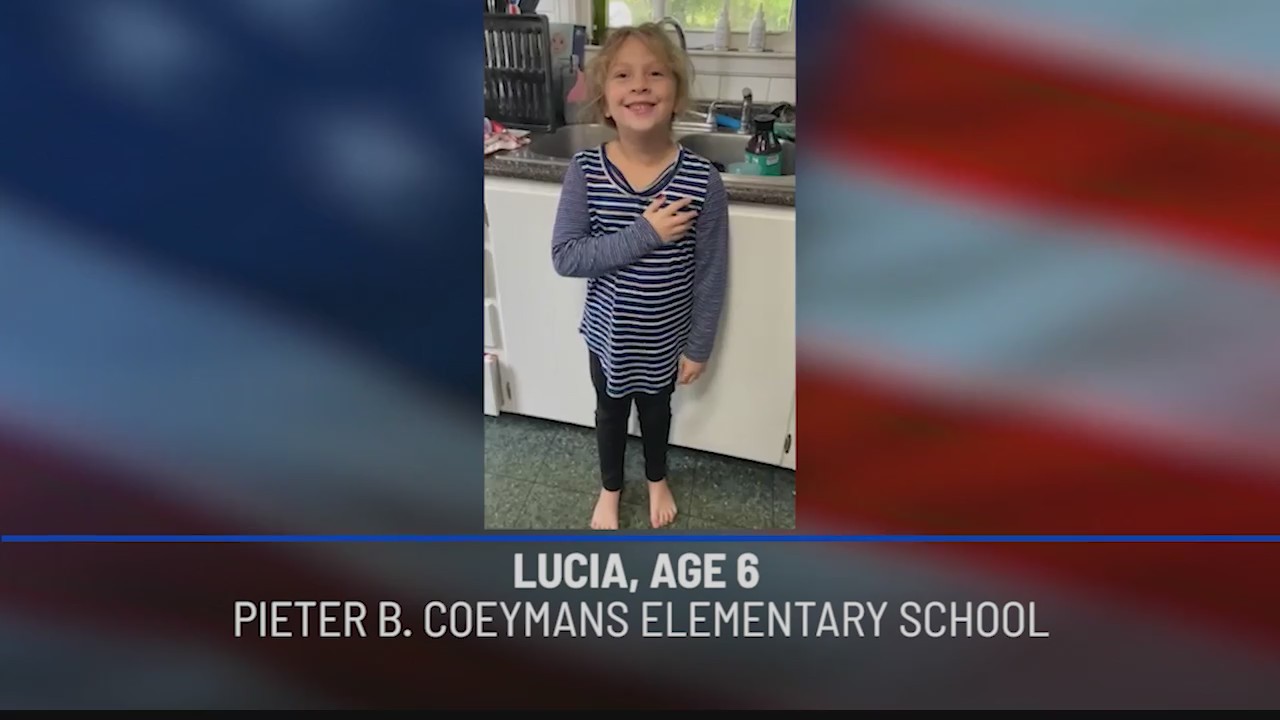 Lucia gives us our daily Pledge of Allegiance! – NEWS10 ABC