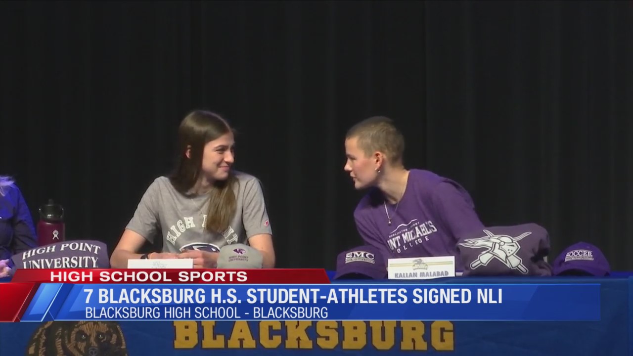 Seven Blacksburg High School Student-Athletes Sign National Letter of ...