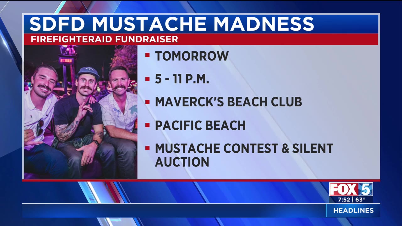 SDFD Mustache Madness – FOX 5 San Diego