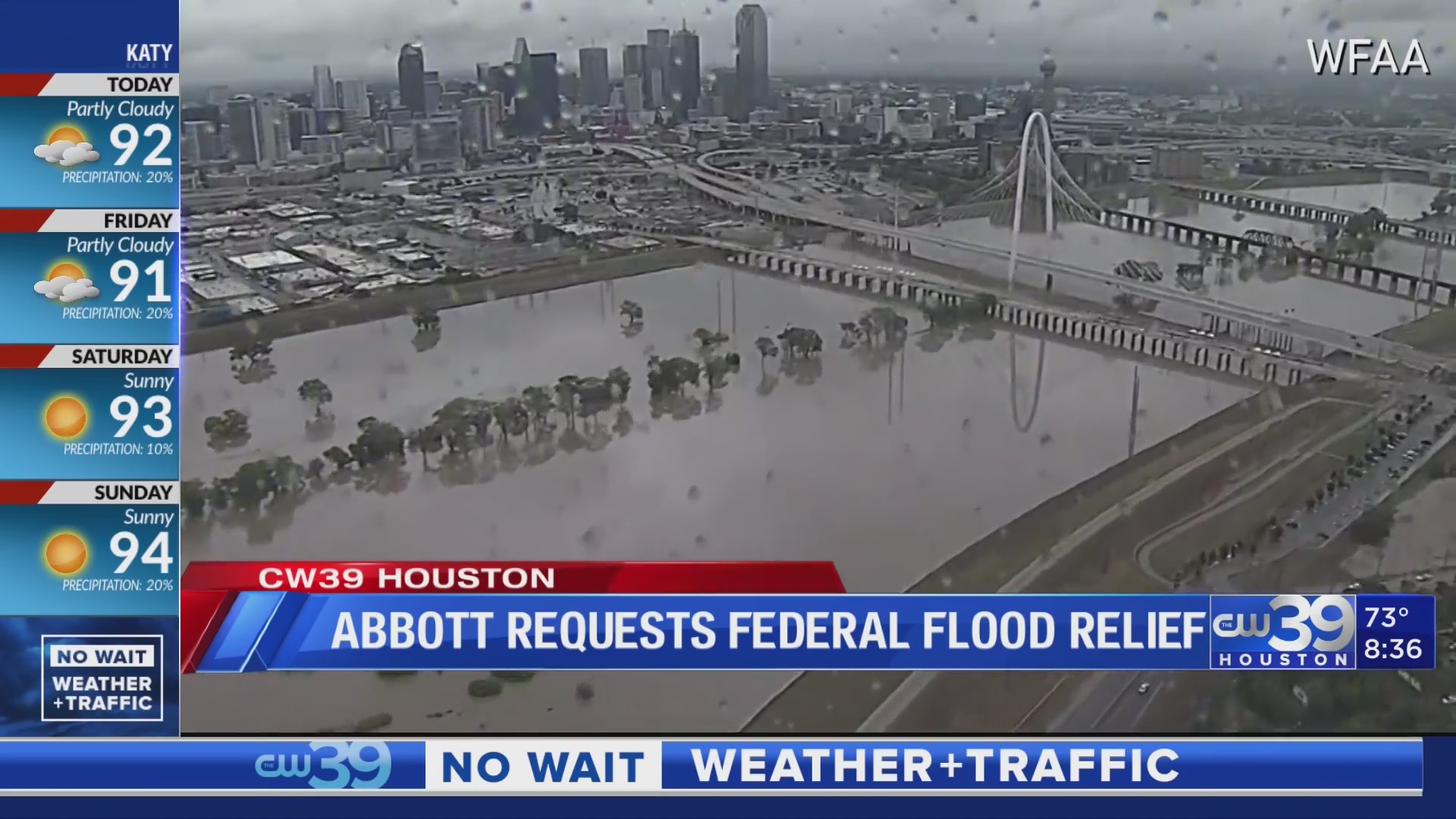Abbott request Federal Flood Relief – CW39 Houston