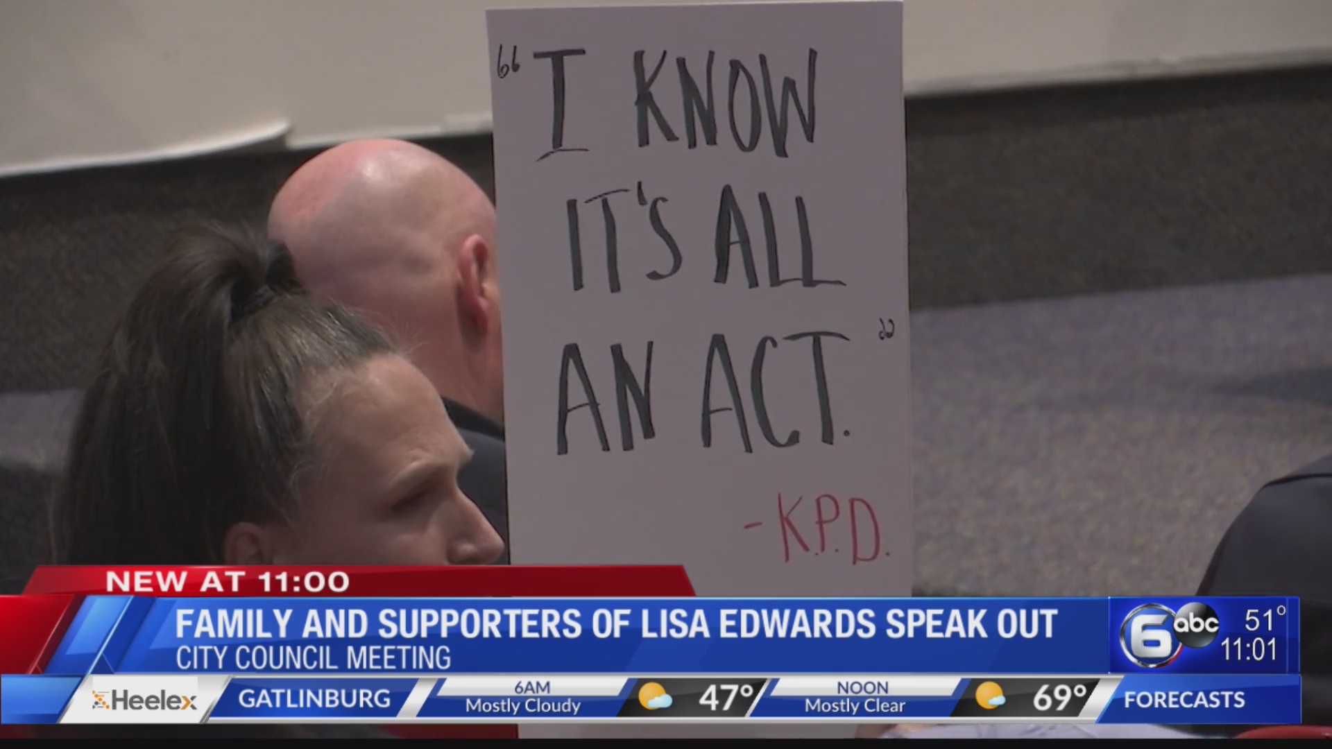 Family, supporters of Lisa Edwards speak out at city council meeting ...
