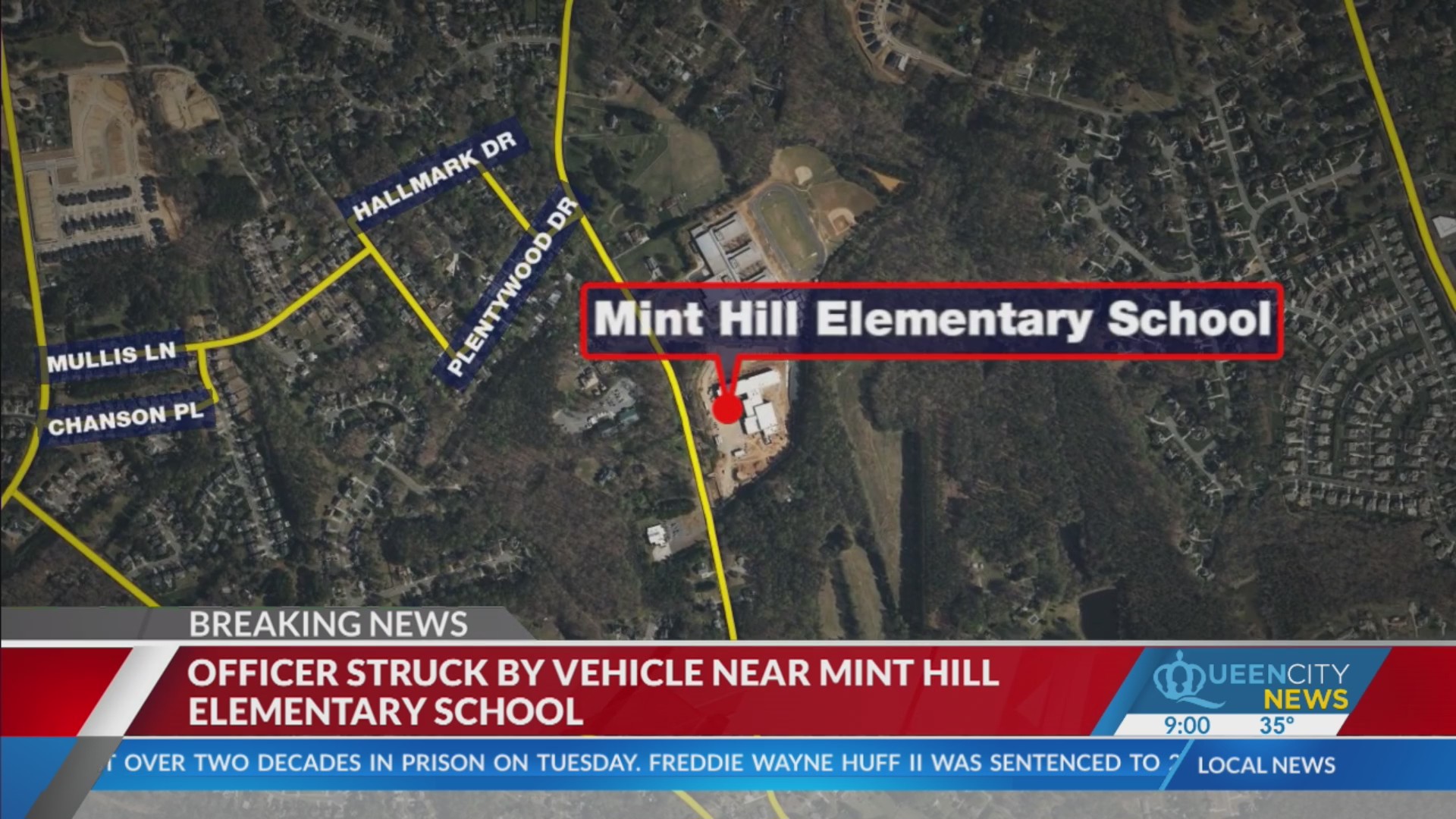 Officer struck by vehicle near Mint Hill Elementary – Queen City News