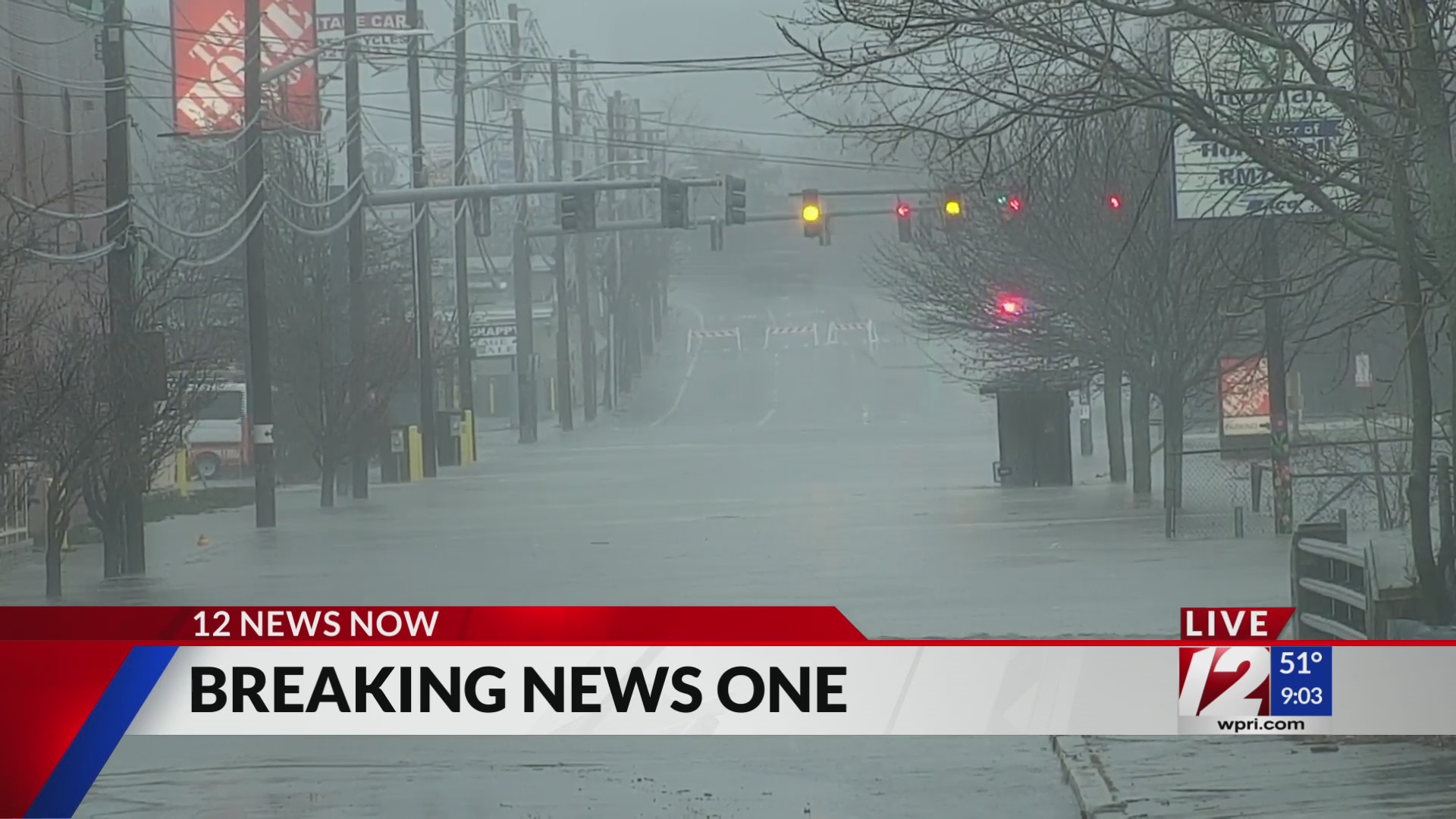 Providence roadways flood during storm – WPRI.com