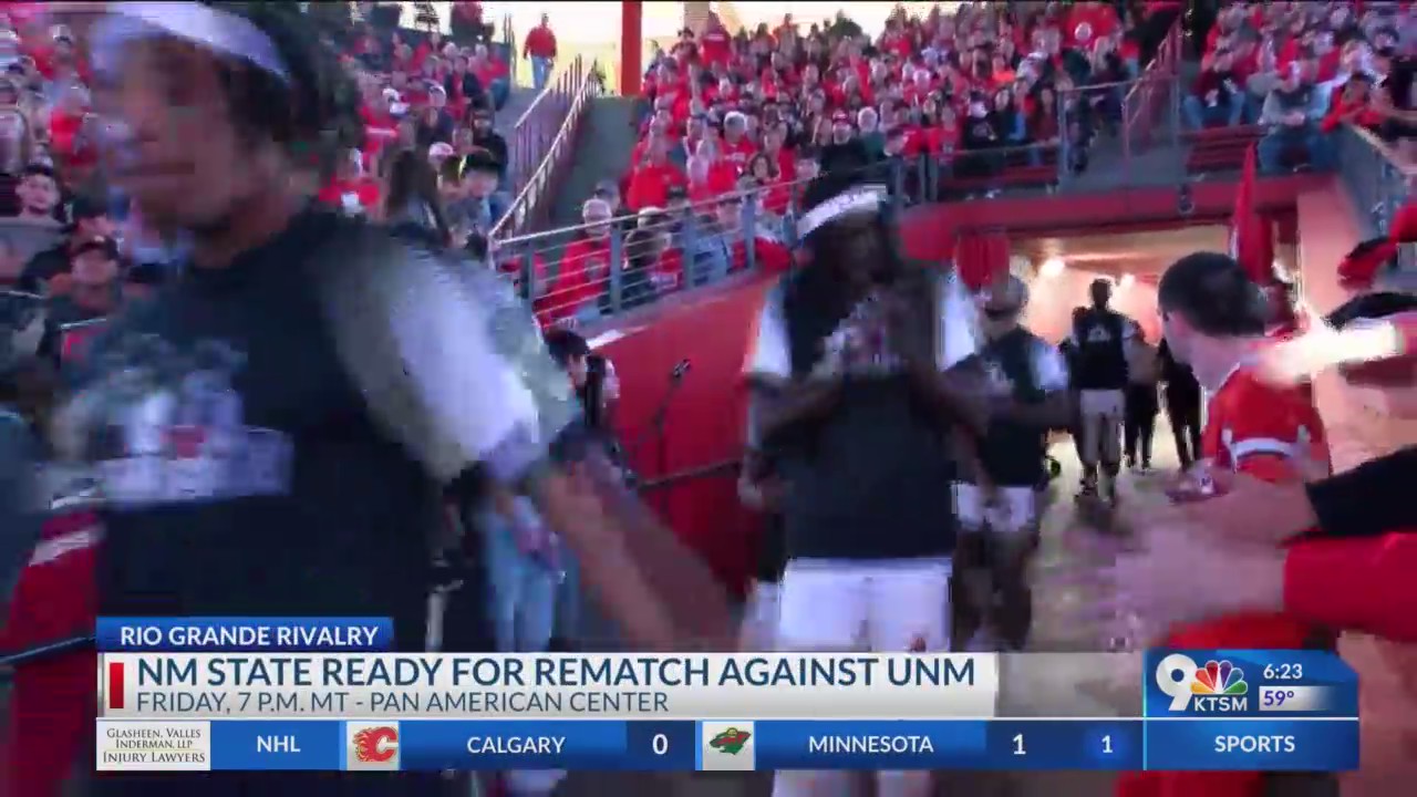 NM State men ready for Rio Grande Rivalry rematch against UNM – KTSM 9 News