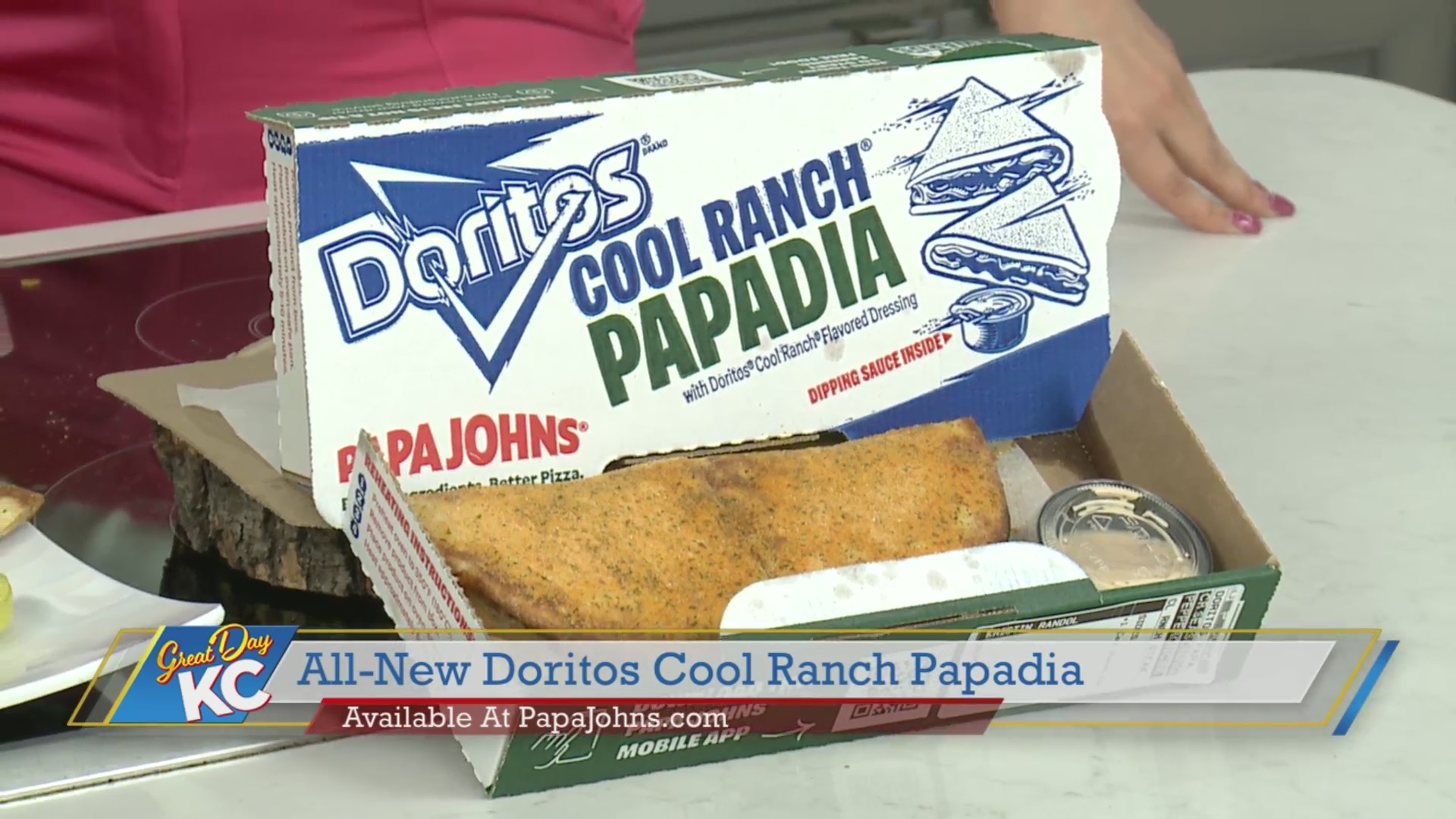 All New Doritos Cool Ranch Papadia At Papa Johns Fox 4 Kansas City Wdaf Tv News Weather