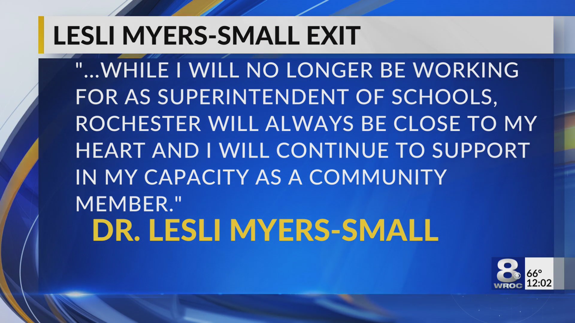 Former RSCD superintendent Dr. Lesli Myers-Small announces exit from ...