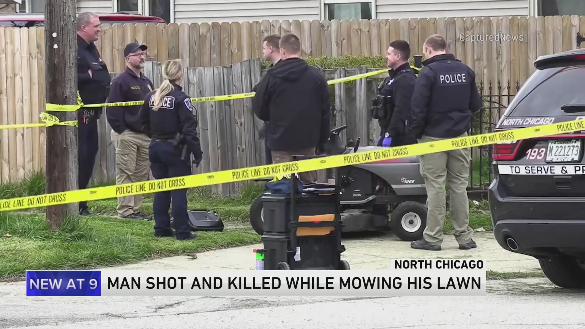 North Chicago man mowing lawn killed in drive-by shooting – WGN-TV