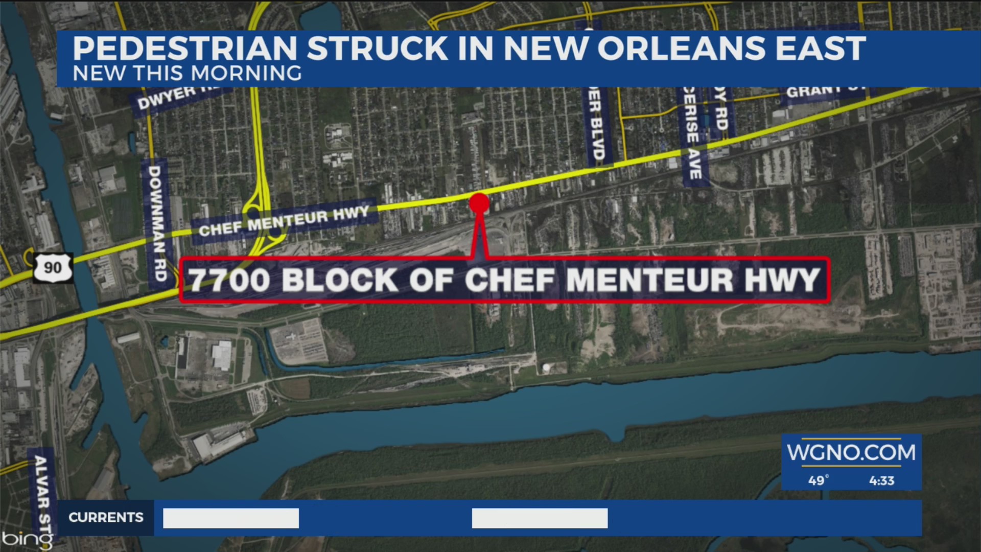 Pedestrian fatally hit by car on Chef Menteur Highway – WGNO