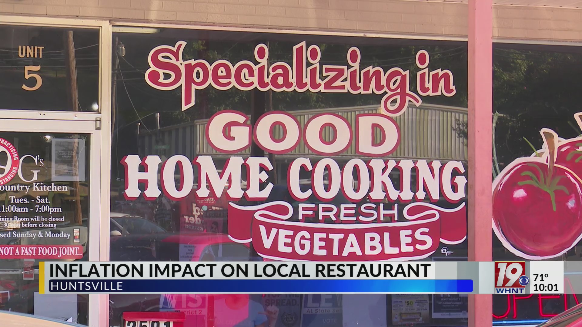 Inflation Impacts Local Restaurant – WHNT.com