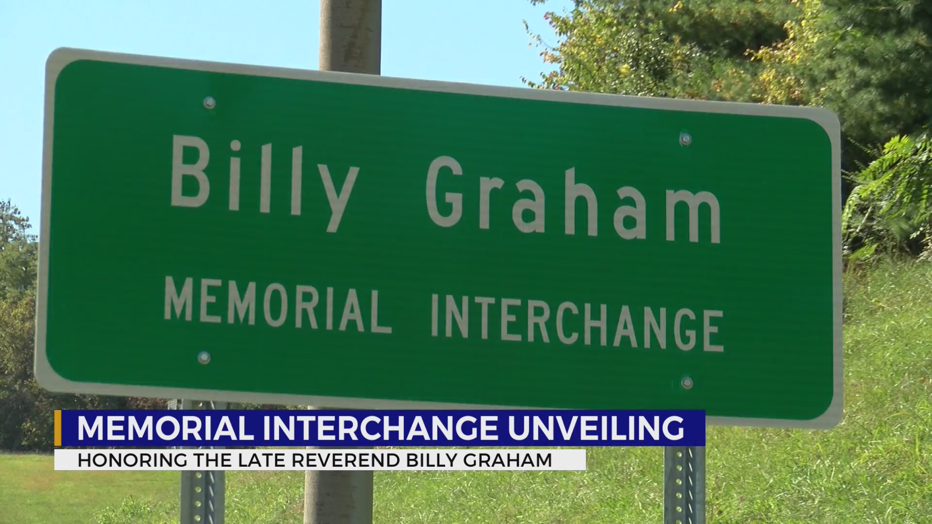 Johnson City interchange dedicated to Billy Graham – WJHL | Tri-Cities ...