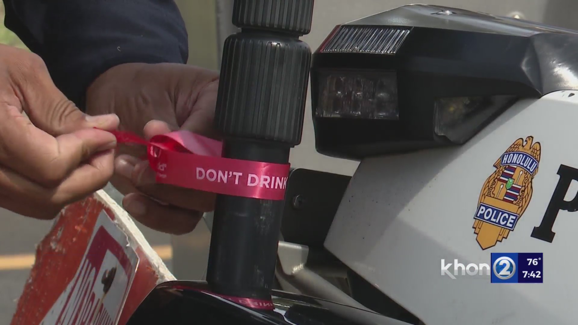 MADD red ribbons helping keep roads safe during holidays – KHON2