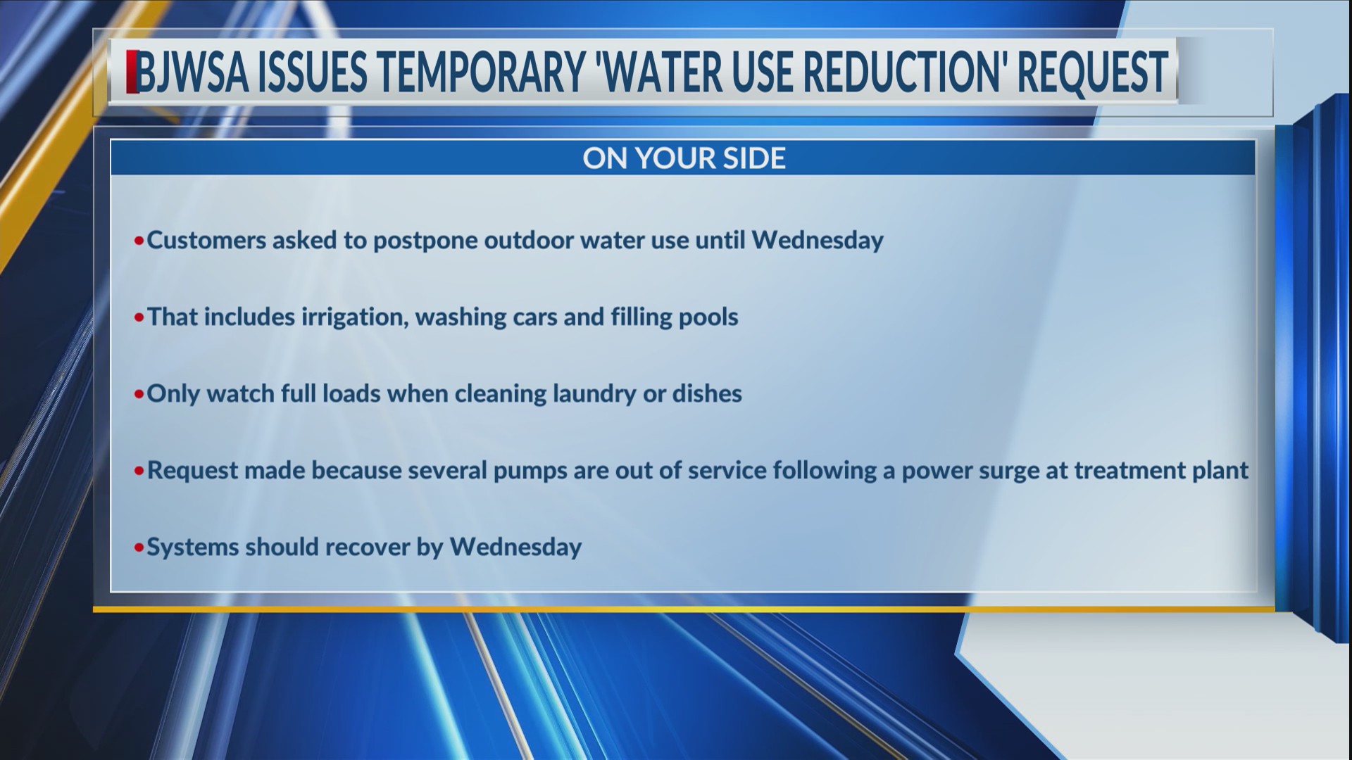 Beaufort-Jasper Water and Sewer Authority asks customers to temporarily ...