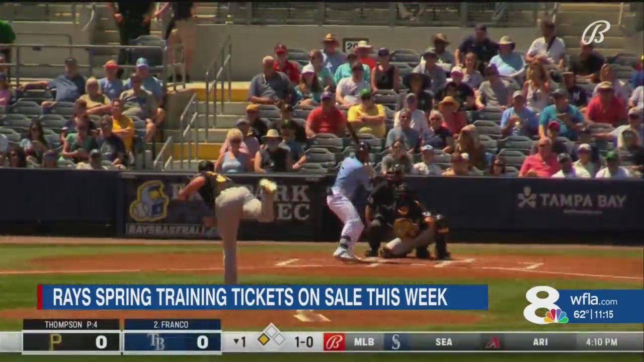Rays spring training tickets go on sale this week – WFLA