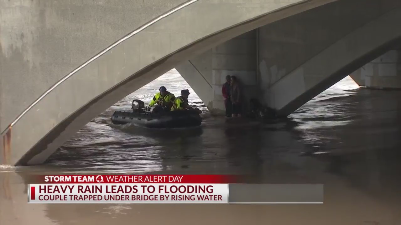 Two rescued underneath Columbus bridge after flooding – NBC4 WCMH-TV