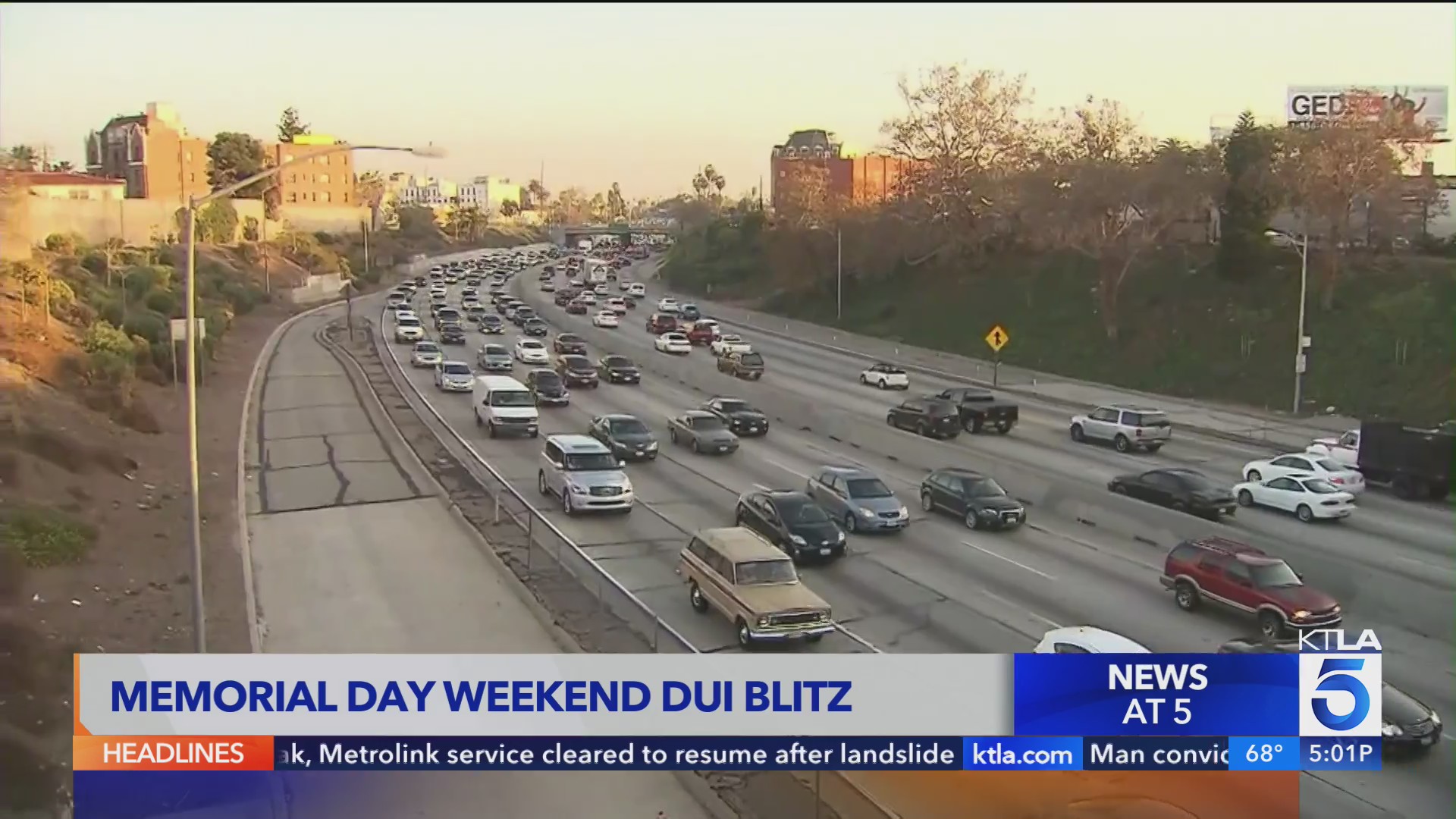 California Highway Patrol launches Memorial Day Weekend DUI blitz – KTLA