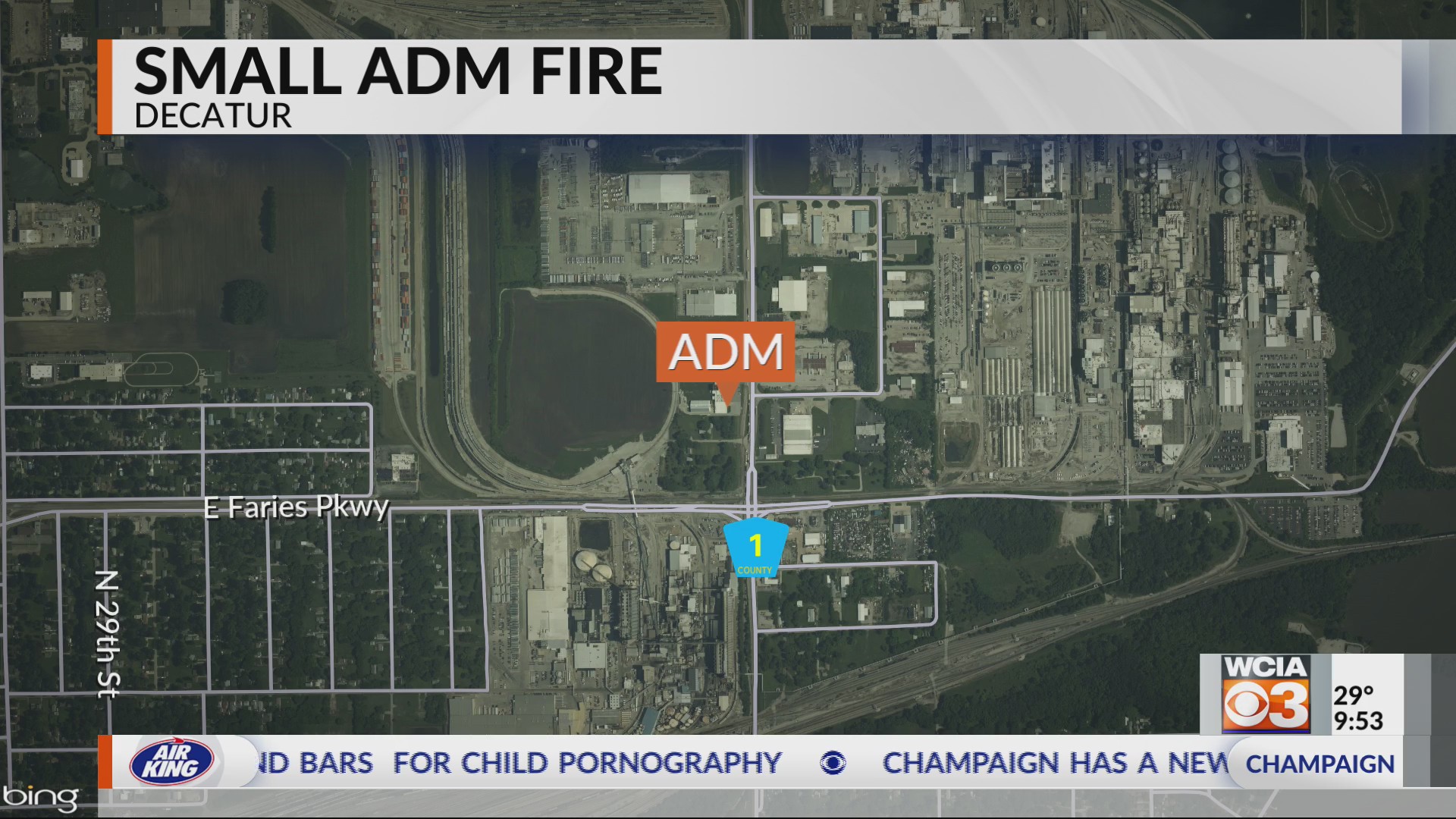 Small fire extinguished at Decatur ADM plant – WCIA.com