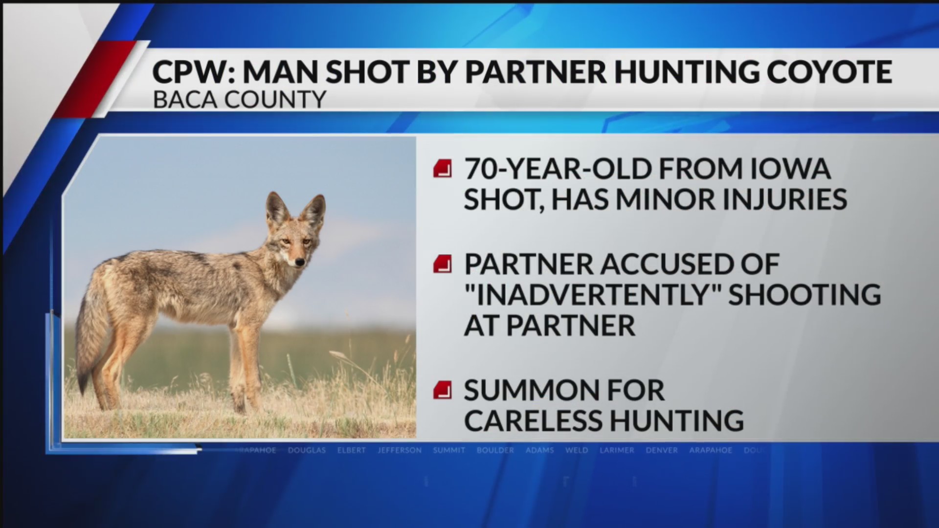 Iowa man minorly injured in hunting accident – FOX31 Denver