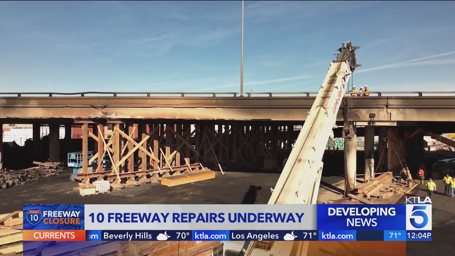 10 Freeway Fire: Crews completely clear hazardous materials 2 days ...
