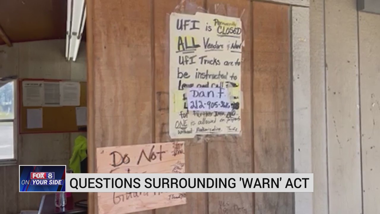 How to understand the ‘WARN’ Act and sudden job closures – FOX8 WGHP How to understand the ‘WARN’ Act and sudden job closures – FOX8 WGHP