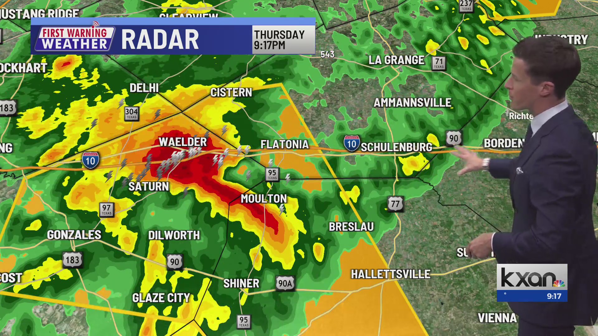 Thursday overnight First Warning Forecast – KXAN Austin