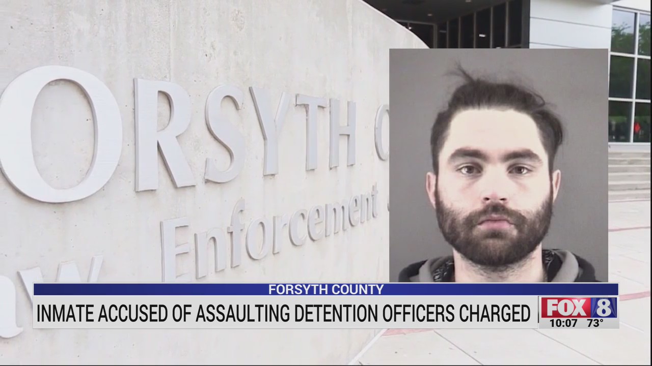 Inmate accused of assaulting detention officers in Forsyth County ...