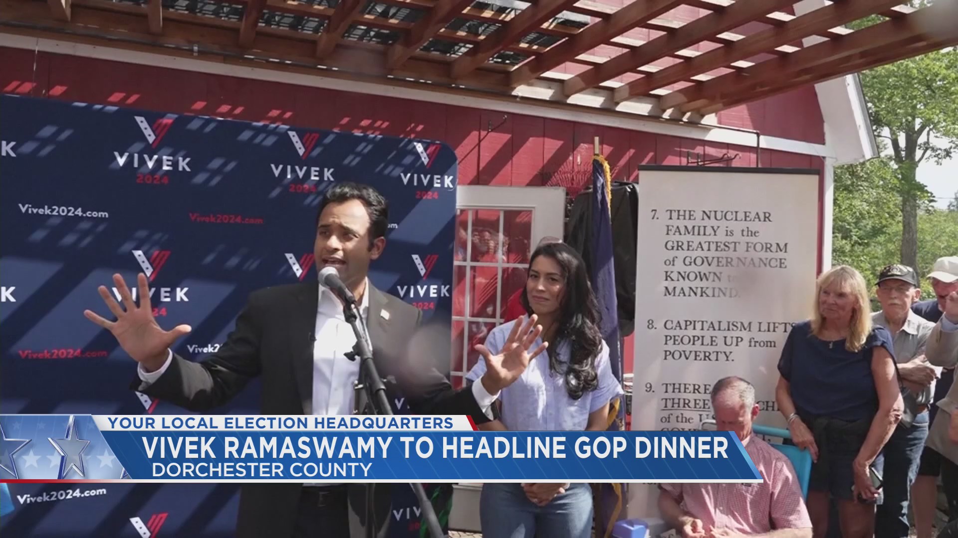 Vivek Ramaswamy to headline Dorchester County GOP dinner tomorrow – WCBD News 2