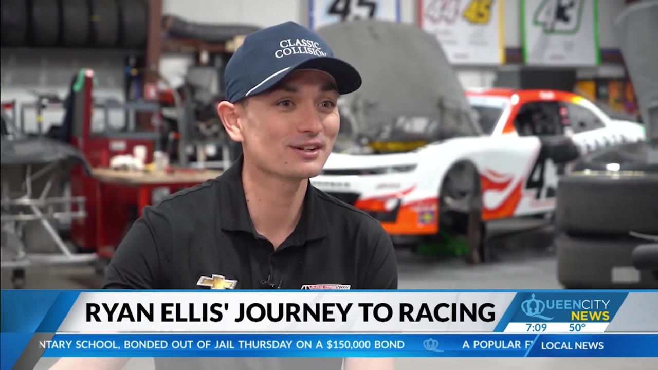 NASCAR driver Ryan Ellis honors a family racing legacy that includes ...