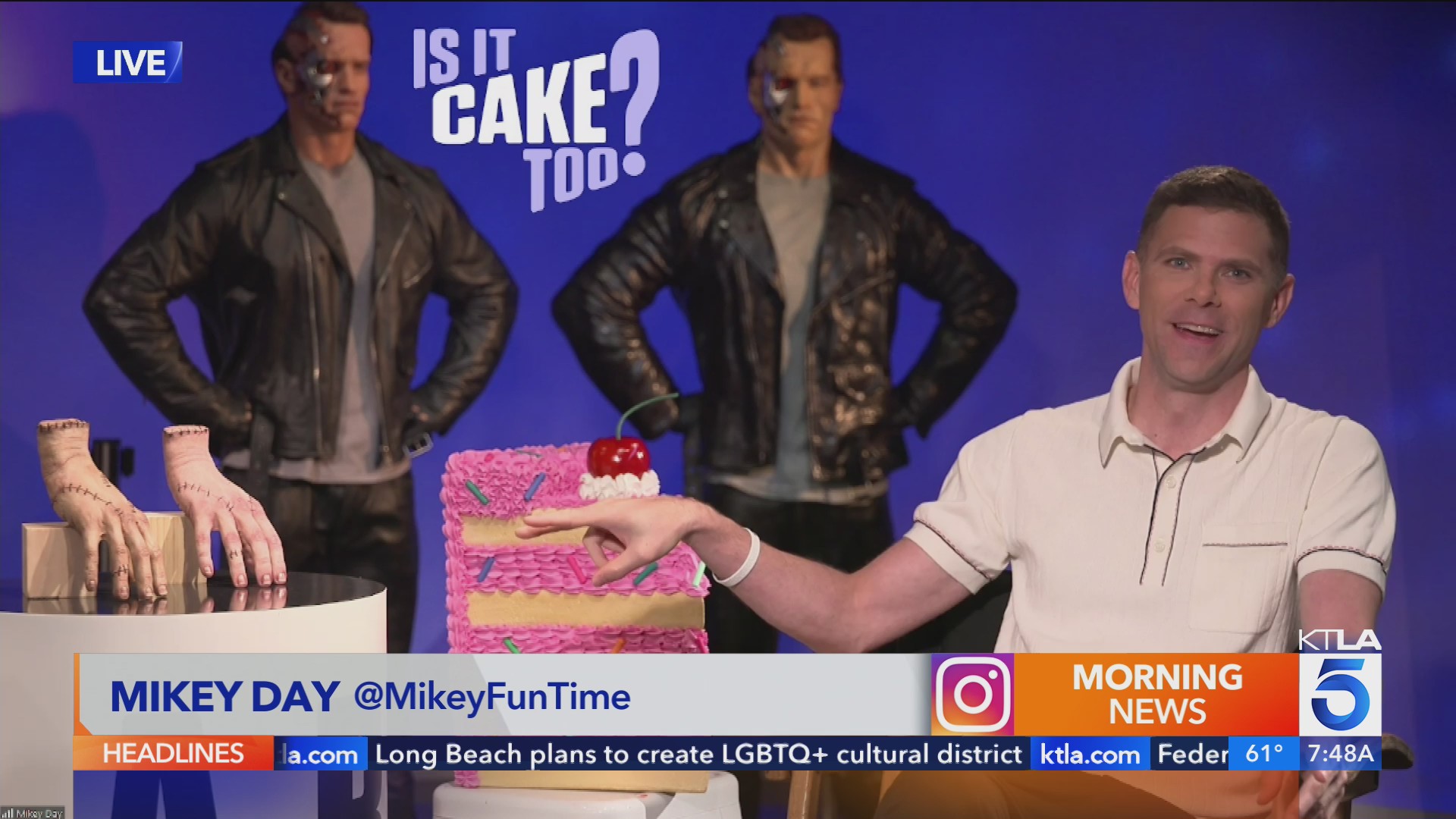 ‘SNL’s Mikey Day chats about ‘Is It Cake Too?’ – KTLA