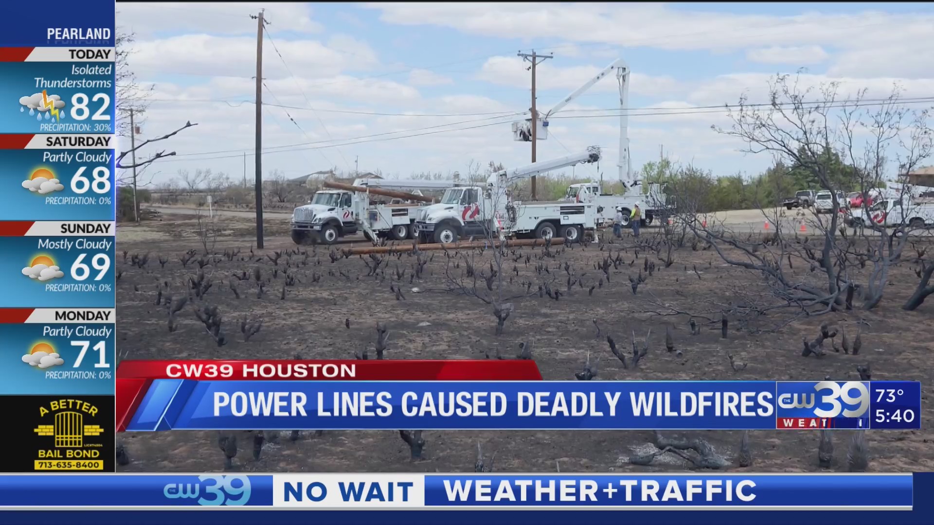 Power lines caused deadly north Texas wildfires | CW39 HOUSTON – CW39 ...