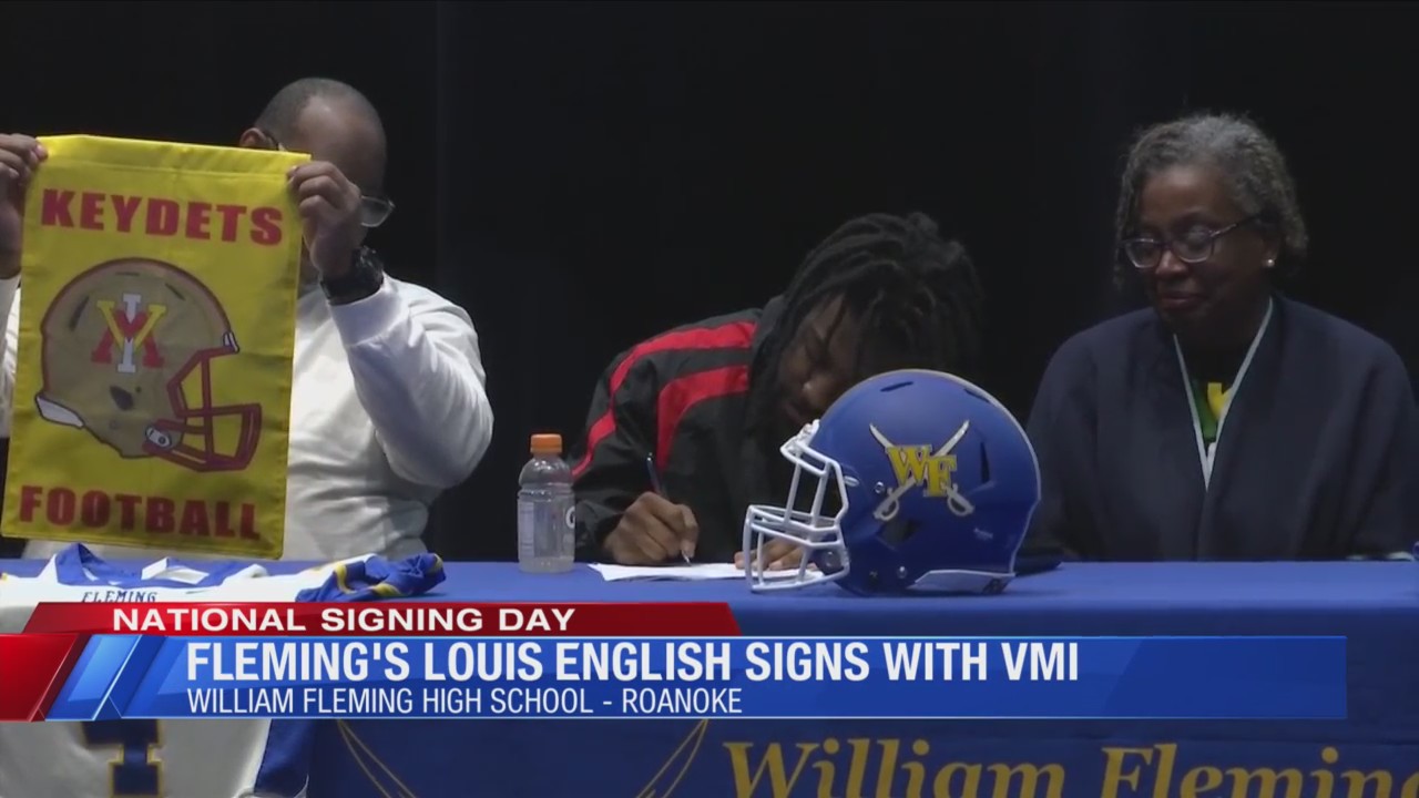 Fleming’s Louis English signs with VMI – WFXRtv