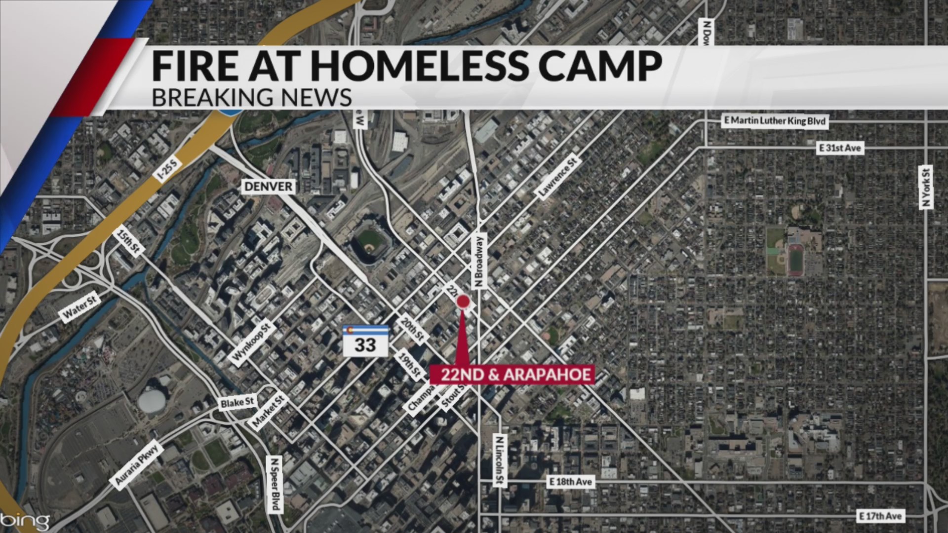 Fire breaks out at homeless camp in downtown Denver – FOX31 Denver