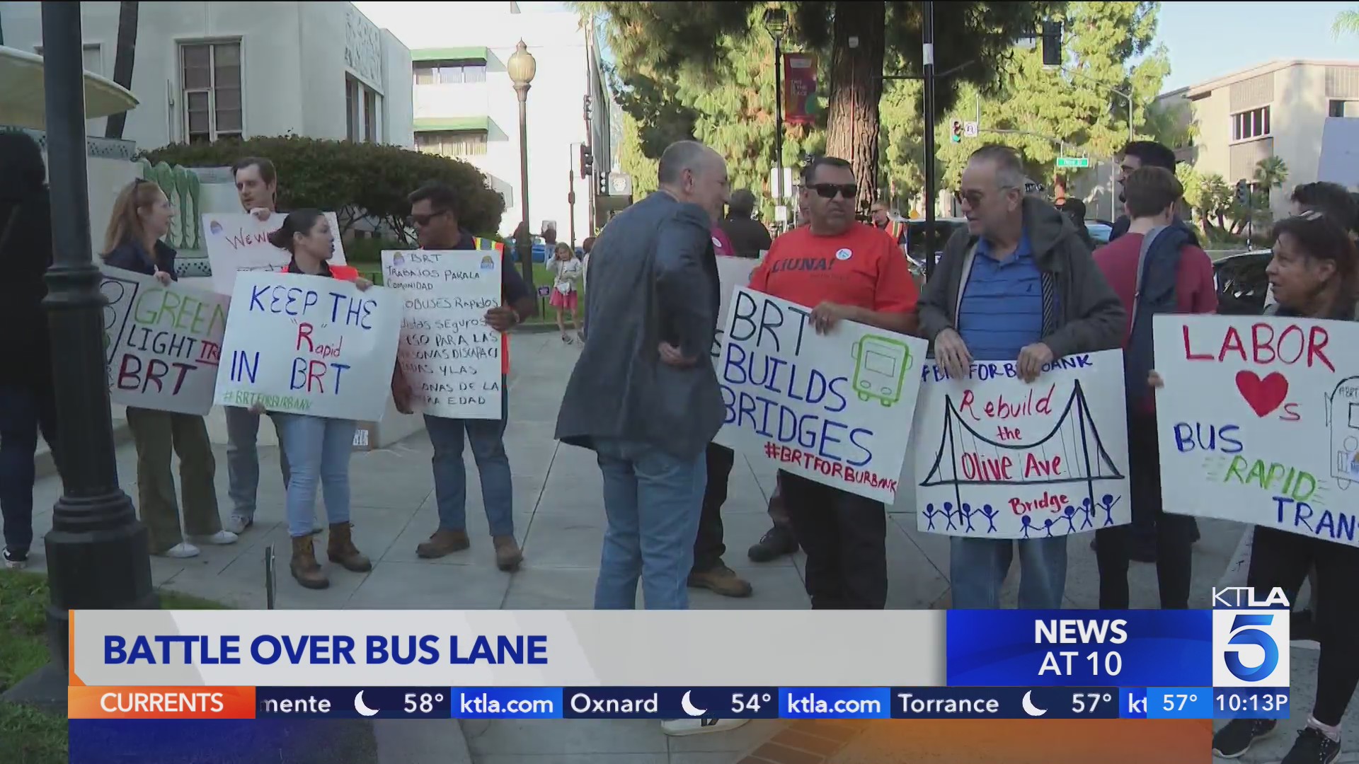 Battle over bus lanes in Burbank – KTLA