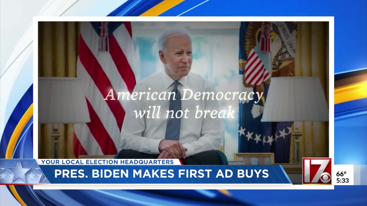 President Biden buys first ads for 2024 run – CBS17.com