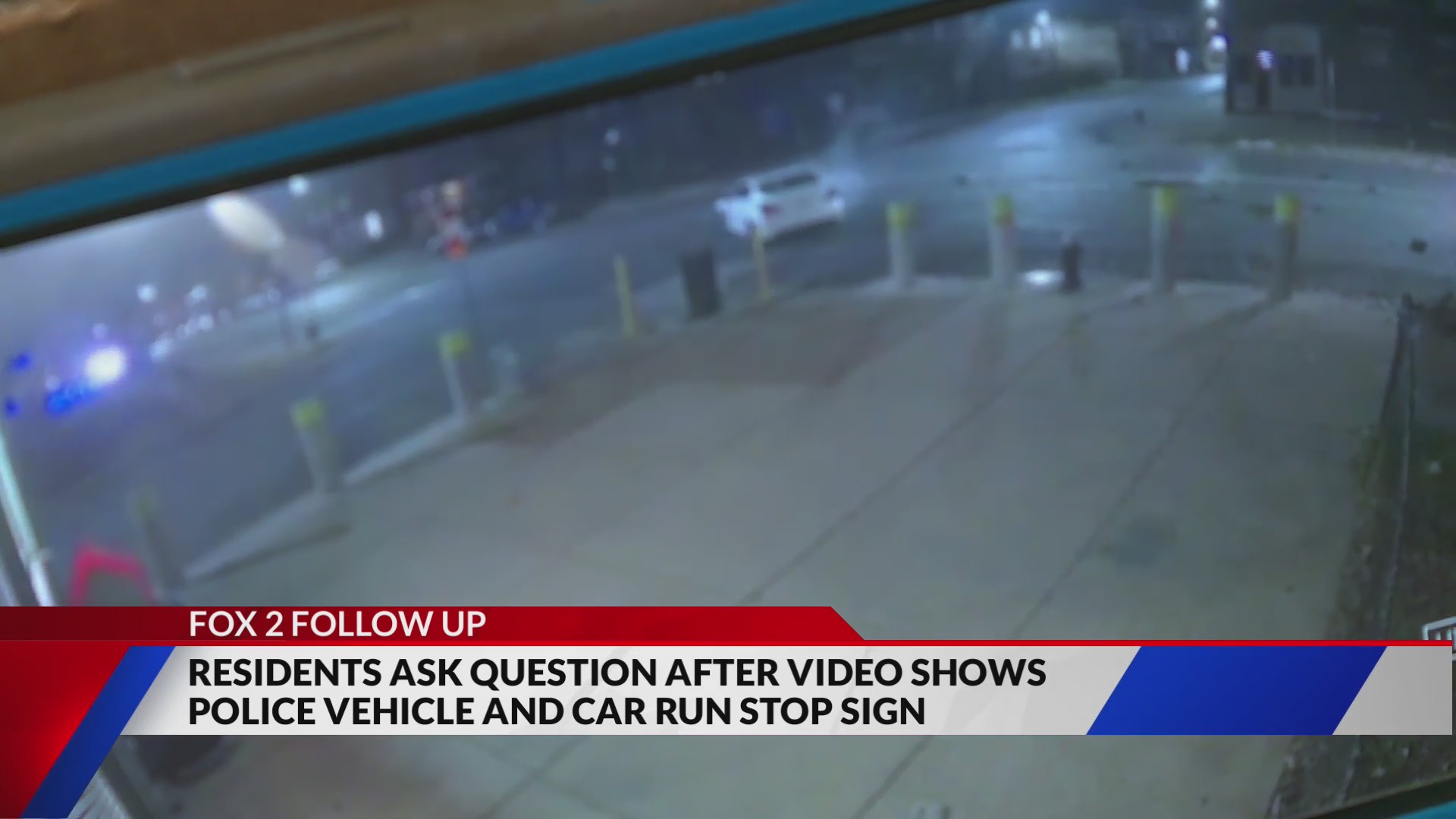 Residents ask questions after video shows police vehicle, car run stop ...