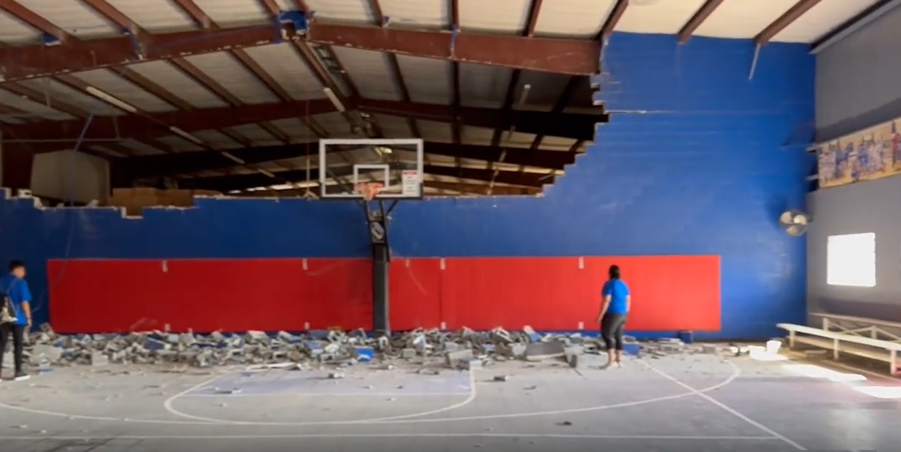 Severe storm damages basketball gym in Southern Texas – WNCT