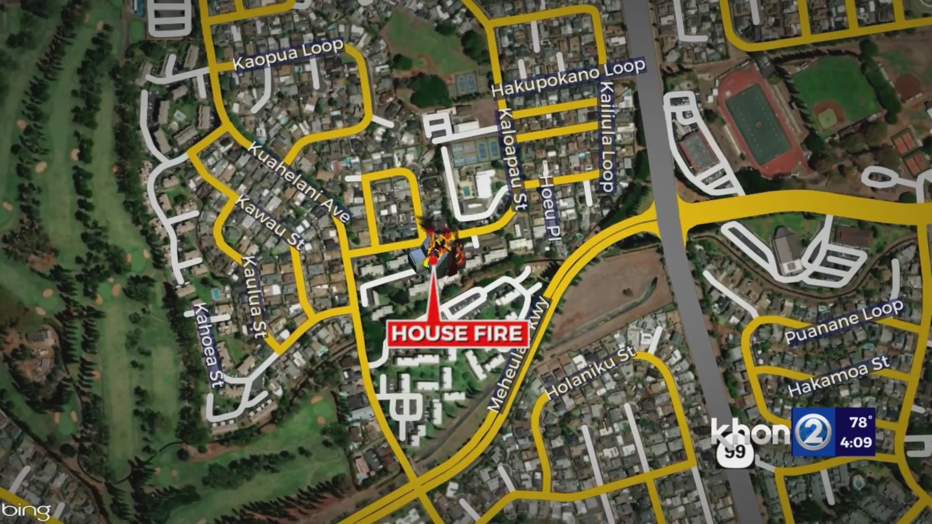 Residential fire extinguished in Mililani – KHON2