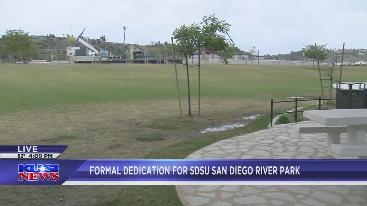 SDSU holds ribbon cutting for new River Park – FOX 5 San Diego & KUSI News