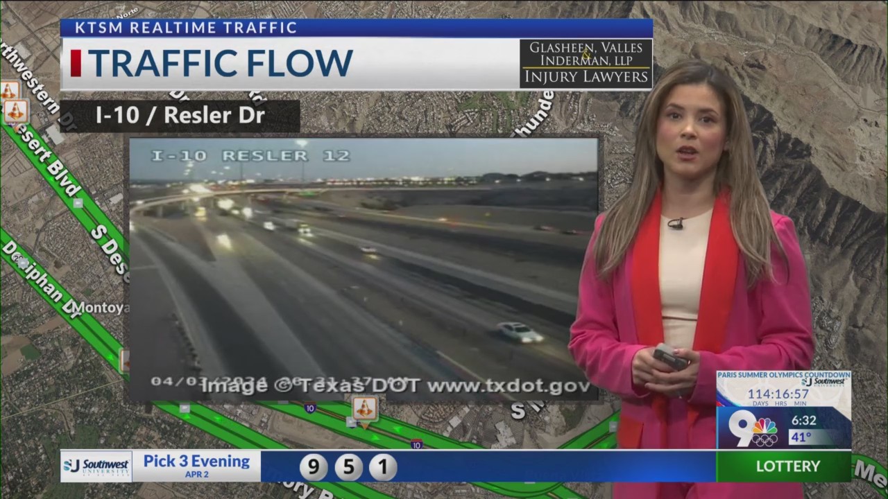 Traffic flow with Jasmine Perry – KTSM 9 News