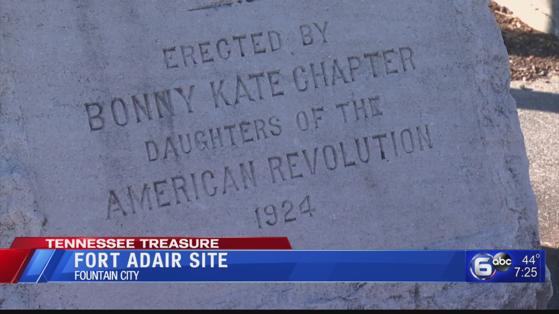 Tennessee Treasure – Fort Adair Site – WATE 6 On Your Side