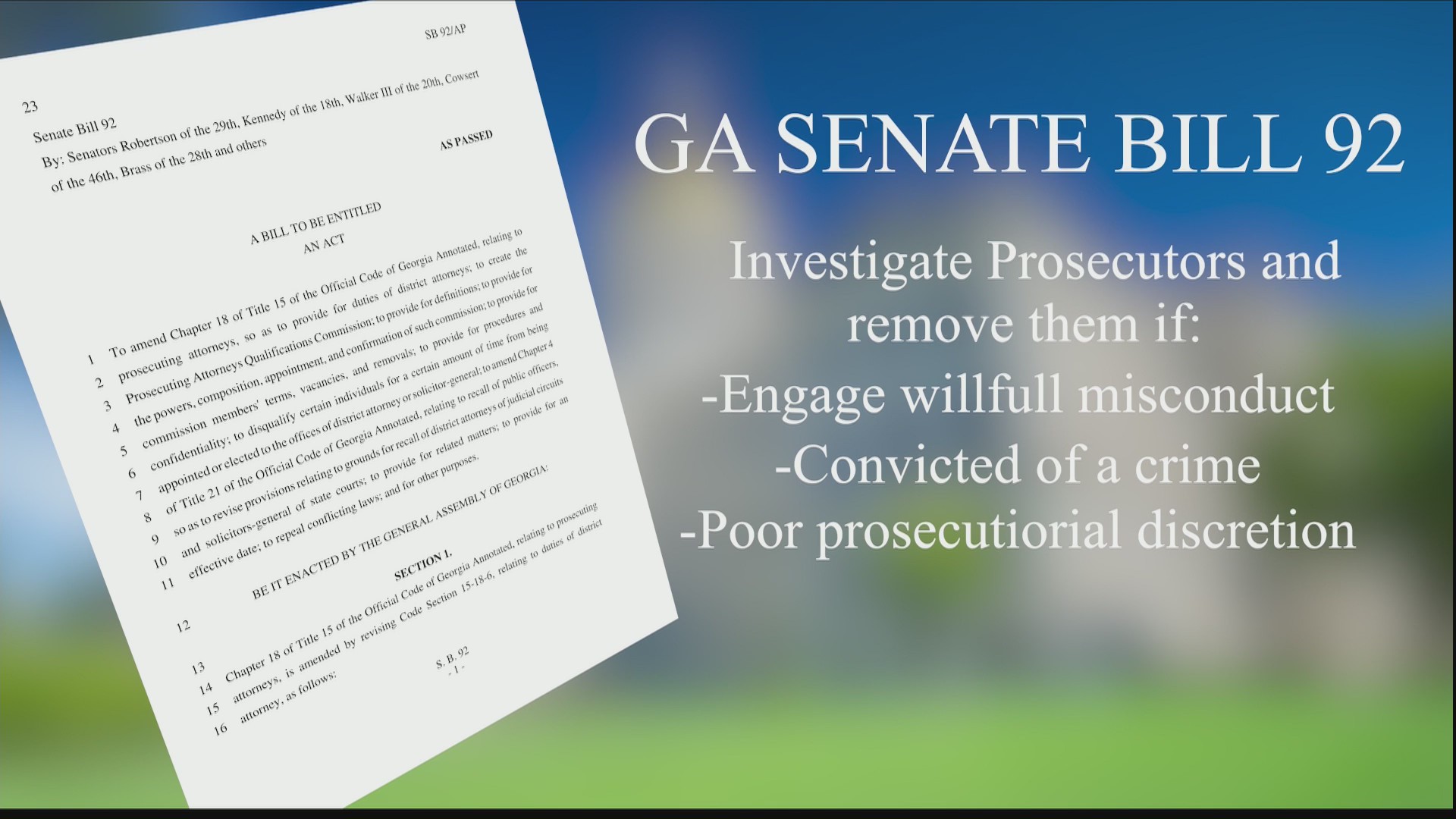District attorney oversight committee from SB 92 met with mixed ...