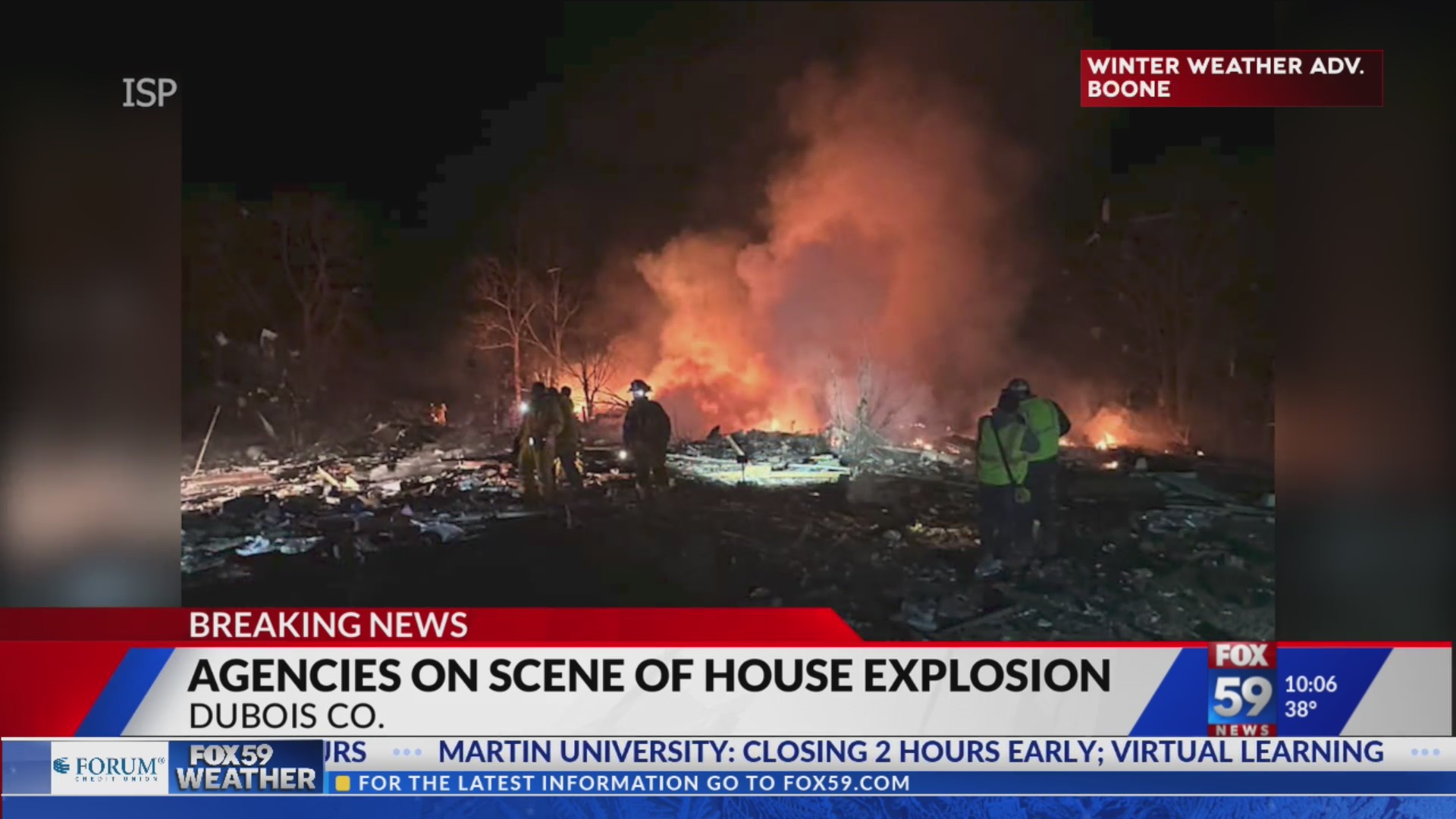 House explosion in southern Indiana heard from 10 miles away – Fox 59