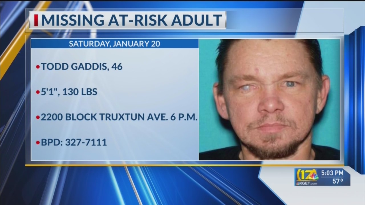 BPD searching for missing at-risk man last seen in downtown Bakersfield – KGET 17 News