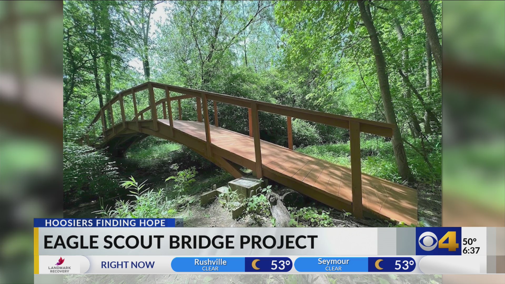 Eagle Scout’s bridge project – WTTV CBS4Indy