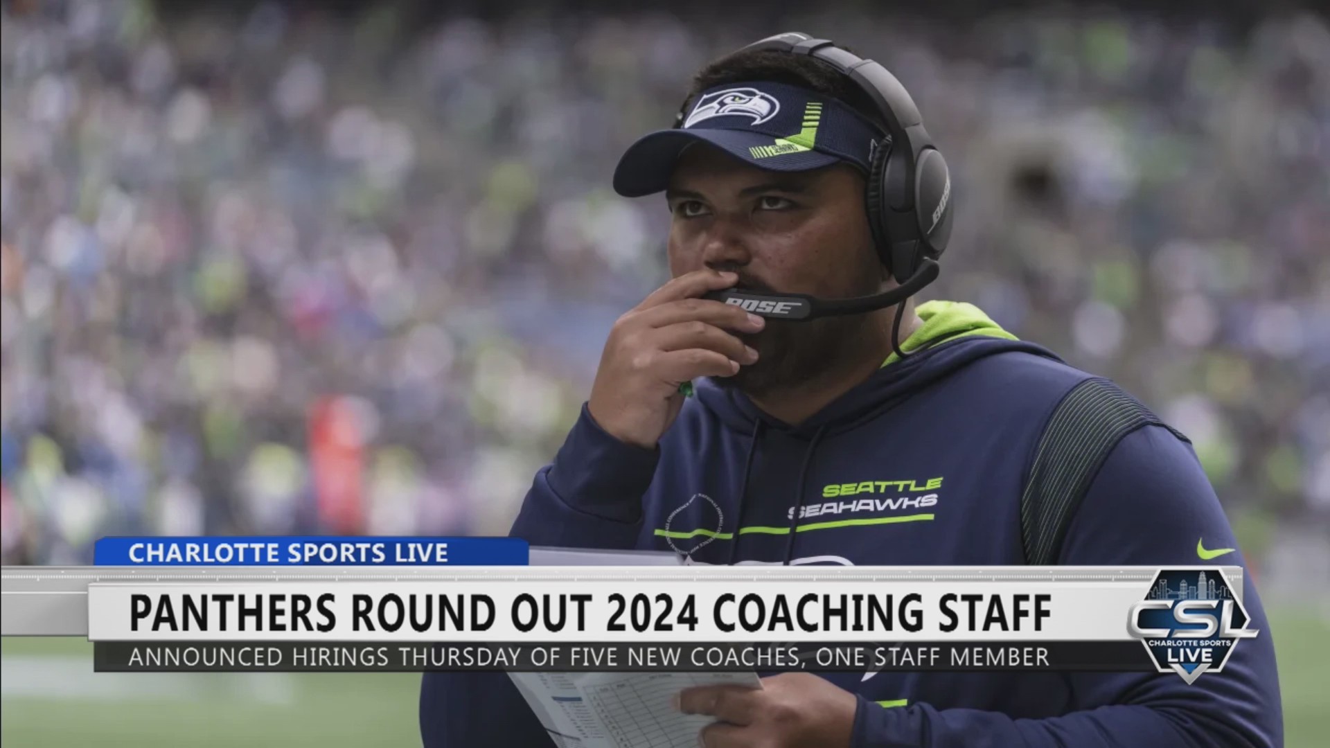 Panthers round out staff with former Seattle coaches – WSPA 7NEWS