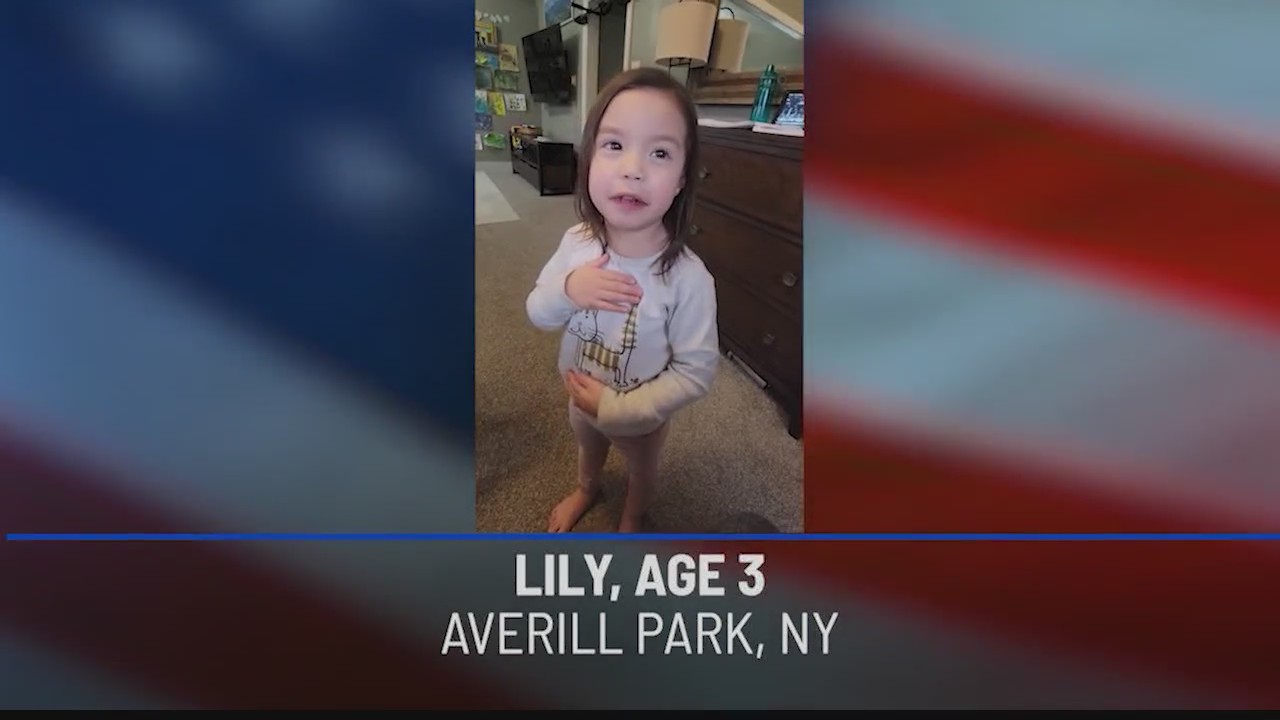 Lily gives us our daily pledge of allegiance – NEWS10 ABC