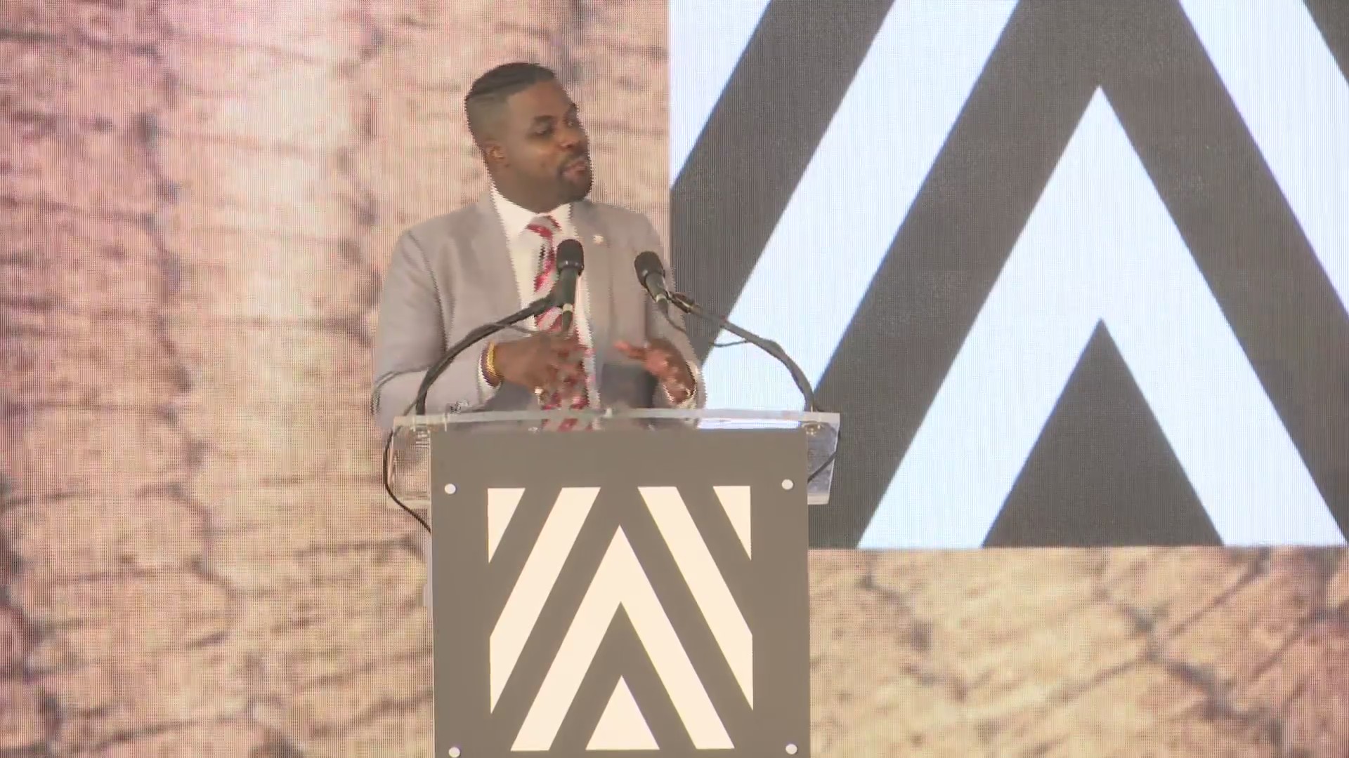 State Rep. JA Moore delivers remarks at International African American ...