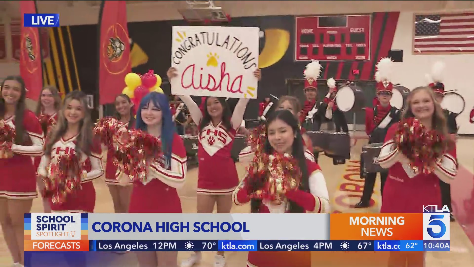 School Spirit Spotlight: Corona High School (10 a.m.) – KTLA