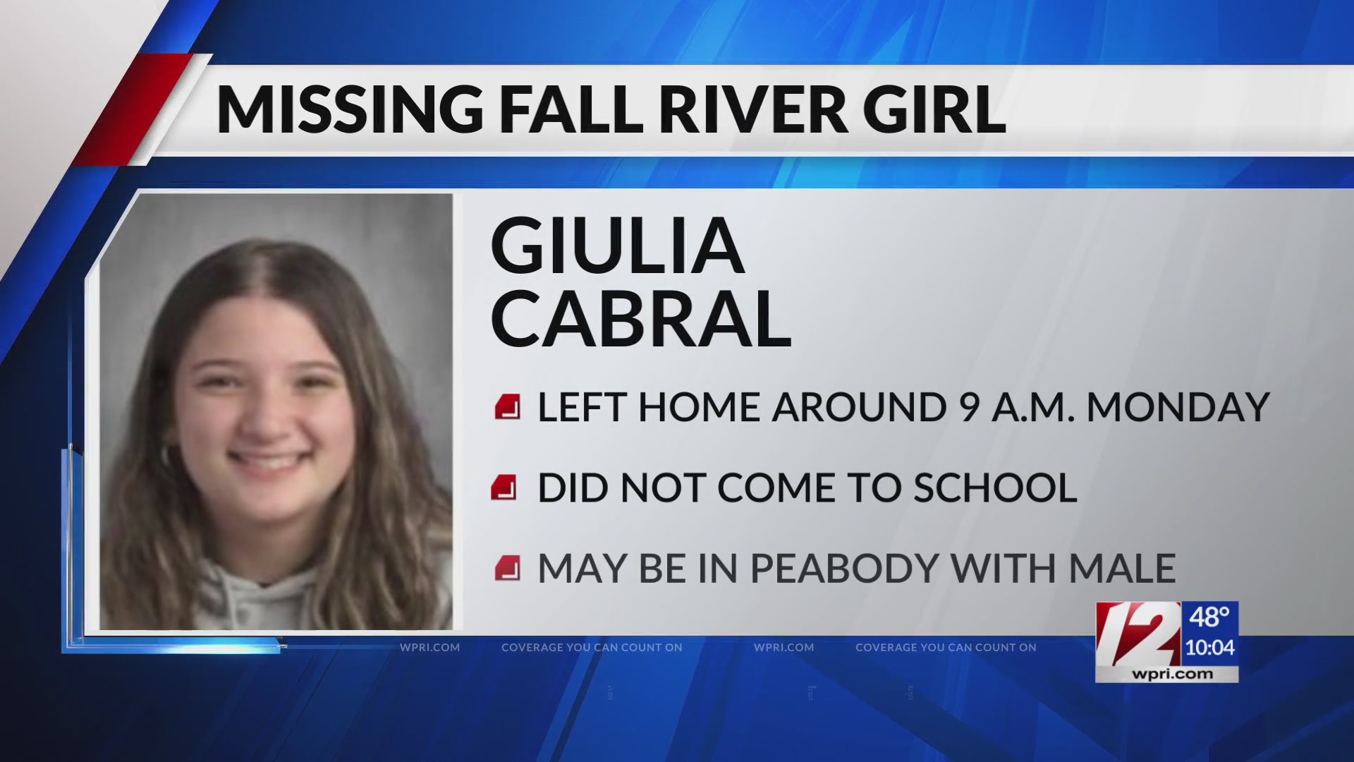 Police searching for missing Fall River girl – WPRI.com